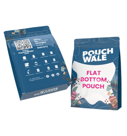 Flat Bottom Pouches Manufacturer India | PouchWale